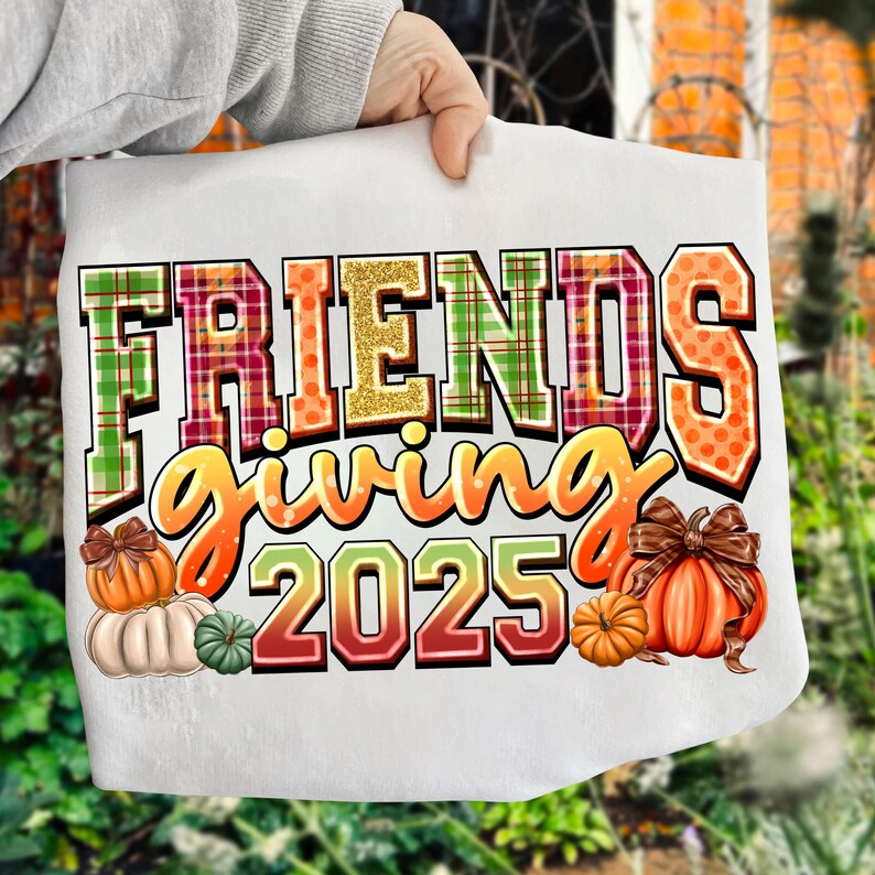 Friendsgiving PNG: Fall Thanksgiving Design (digital Download) - Etsy