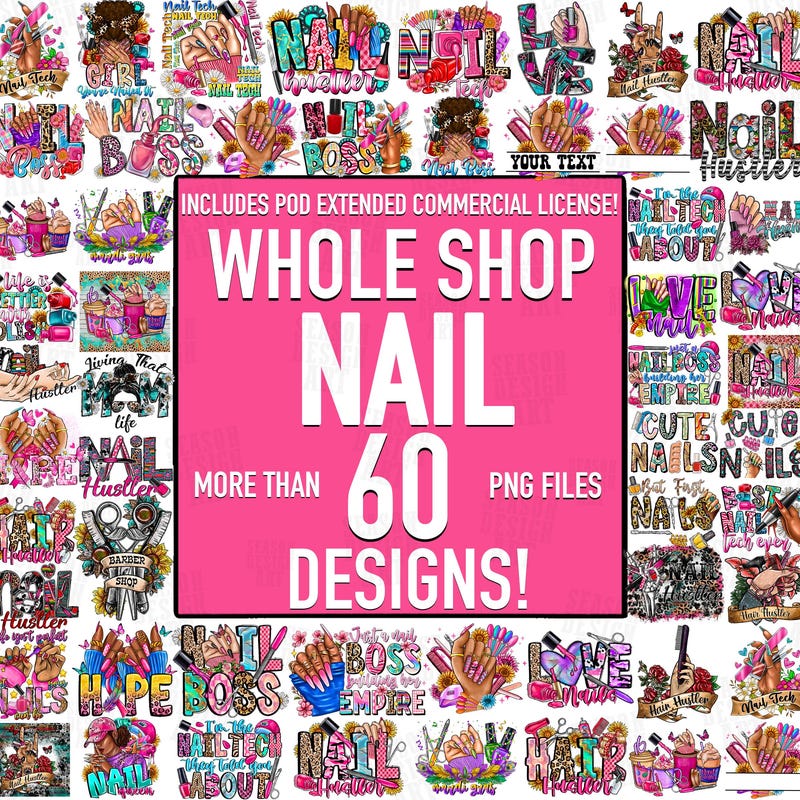 Western Nail Art Designs - Etsy