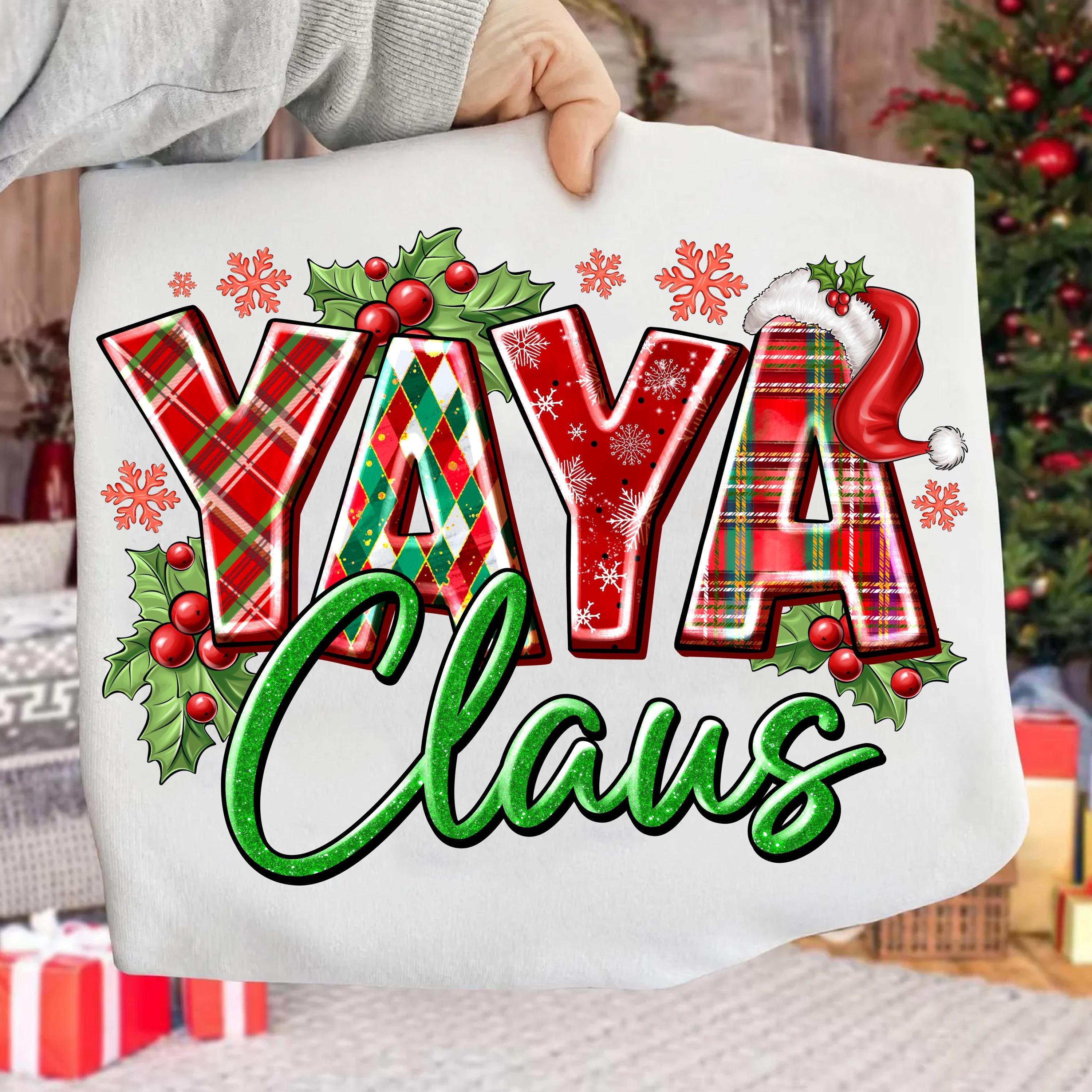 Christmas Yaya Claus PNG: Sublimation Design (digital Download) - Etsy
