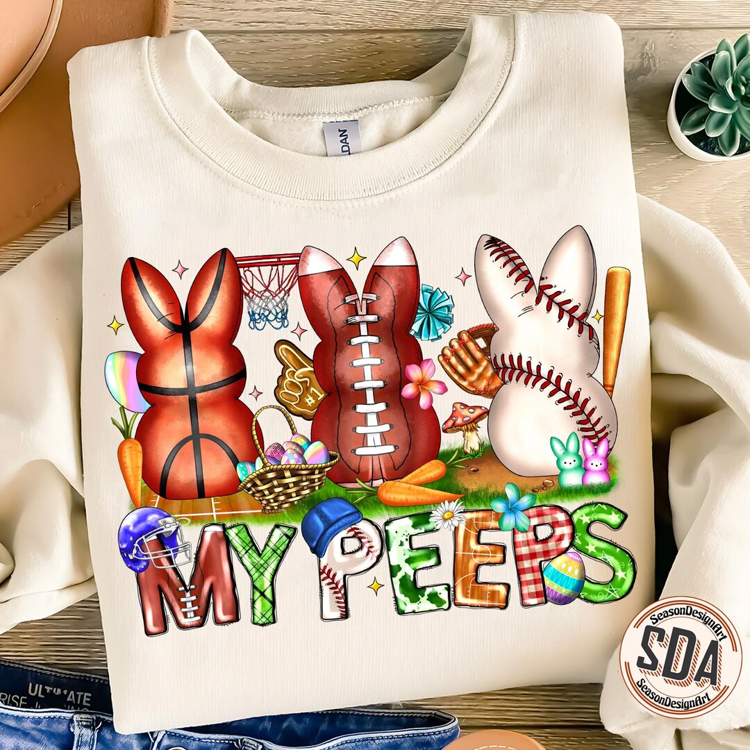 Easter Sports Boys Digital Download, Easter Sports Peeps Sublimation ...