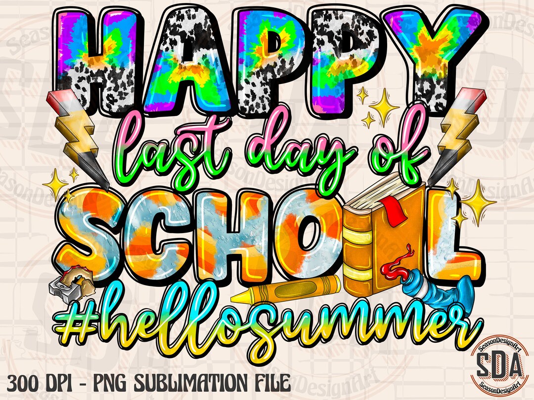 Happy Last Day of School Png, Salty Vibes Png, Sublimation Design Png ...