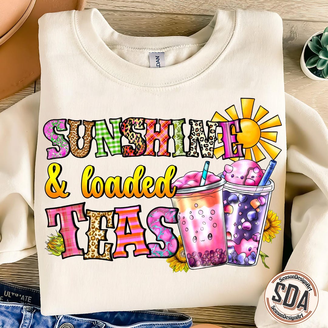 Sunshine and Loaded Teas Png, Loaded Tea Png, Sunshine, Summer Life ...