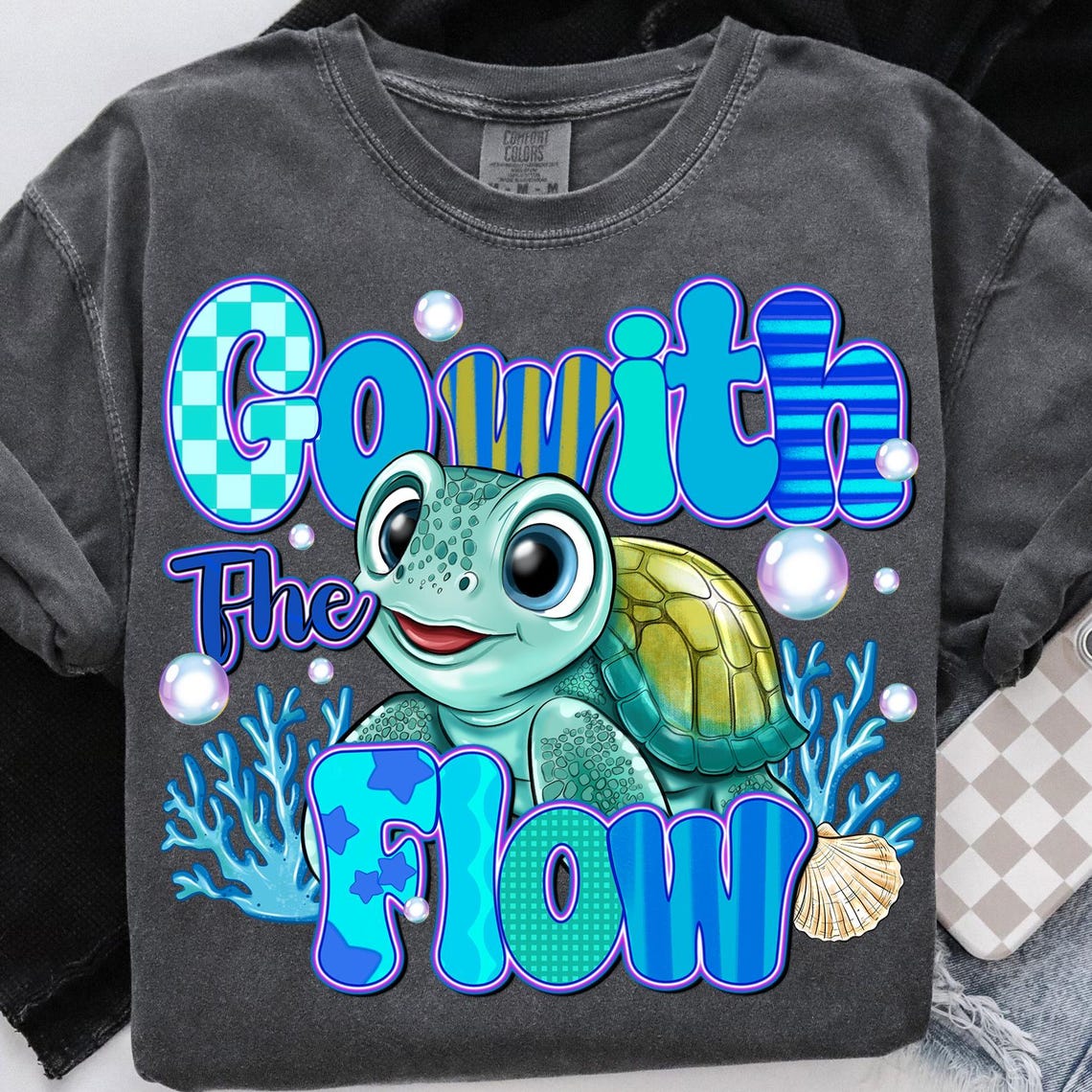 Sea Turtle PNG: Summer Nautical Sublimation Design (digital Download ...