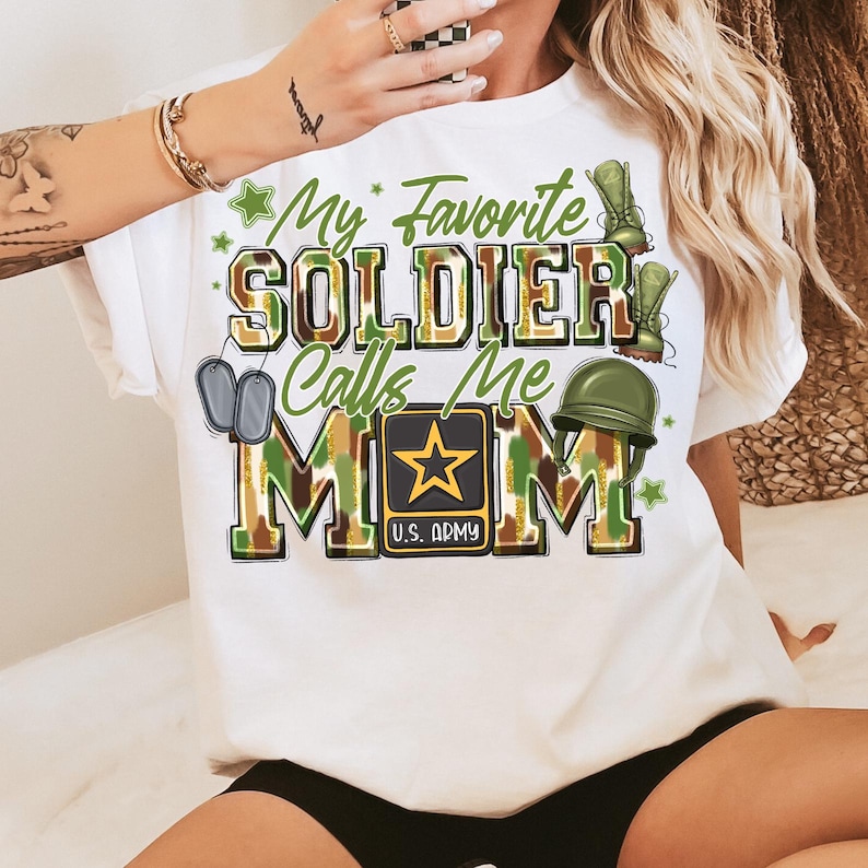Soldier Mom PNG: Army Family Design (digital Download) - Etsy