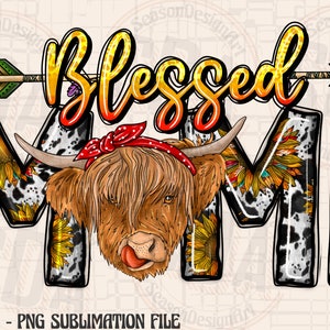 Blessed Mimi Png, Blessed Mimi Png, Mother's Day Design, Cow Mama Png ...