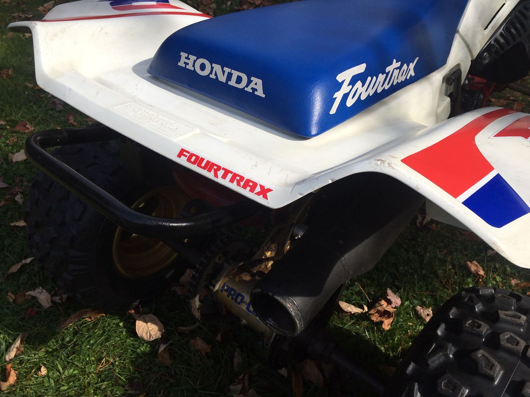 Honda 1987 TRX250R Fourtrax Restoration Quality Rear Decal - Etsy