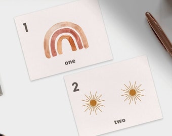 Aesthetic Flashcards - Etsy