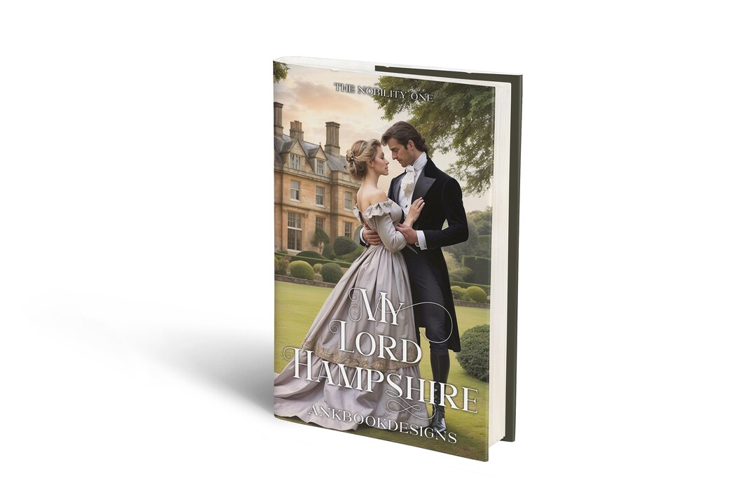 Unique Regency Romance Cover Premade | Romance Cover Design | KDP Book ...
