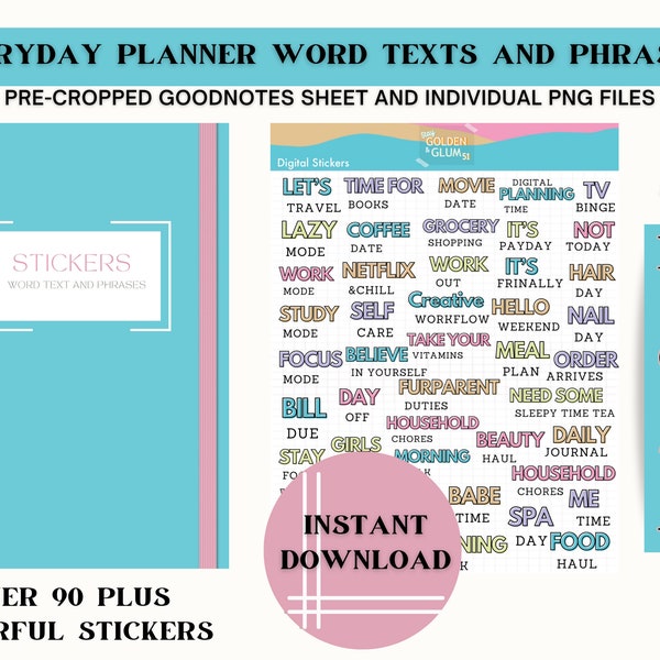 Word Wall Stickers - Etsy