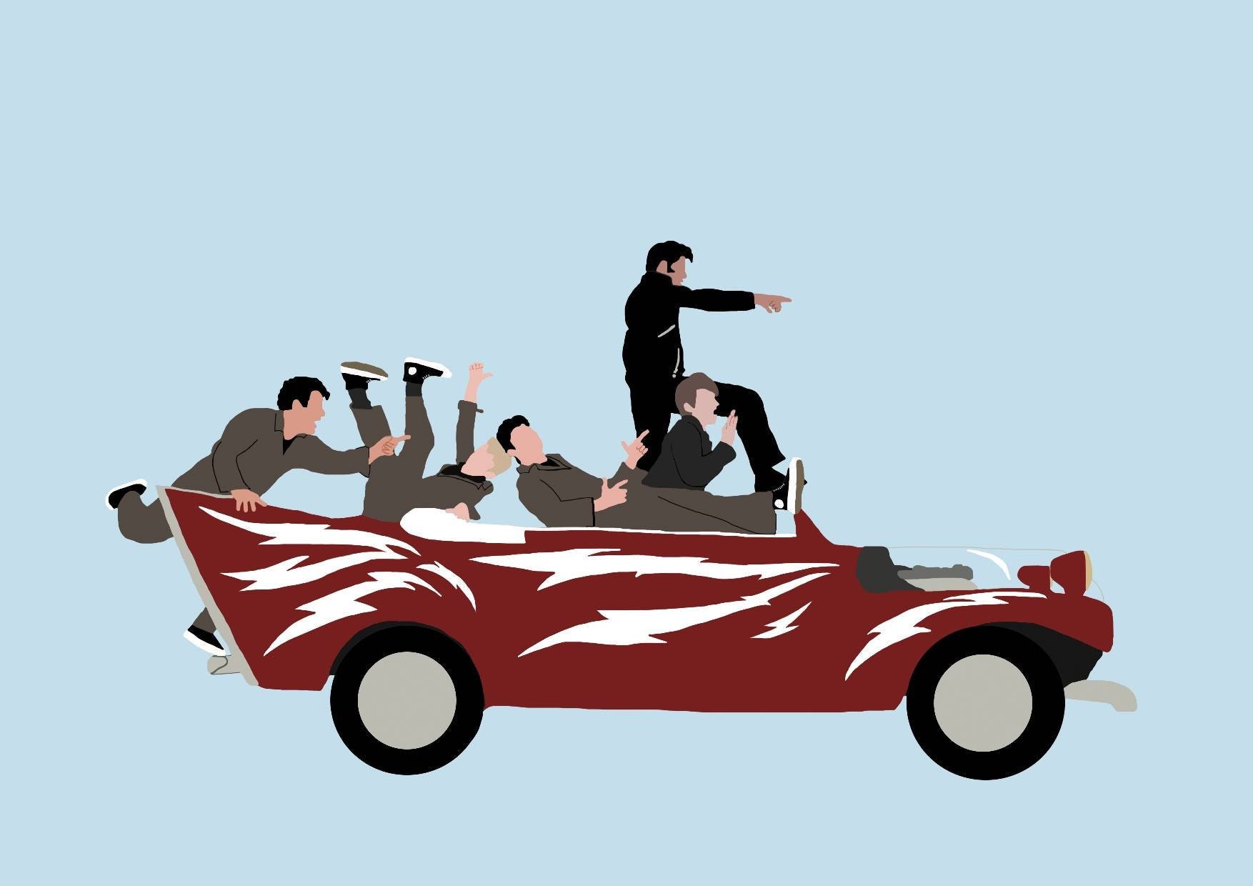 Grease Film 1978 Grease Lightning Print - Etsy