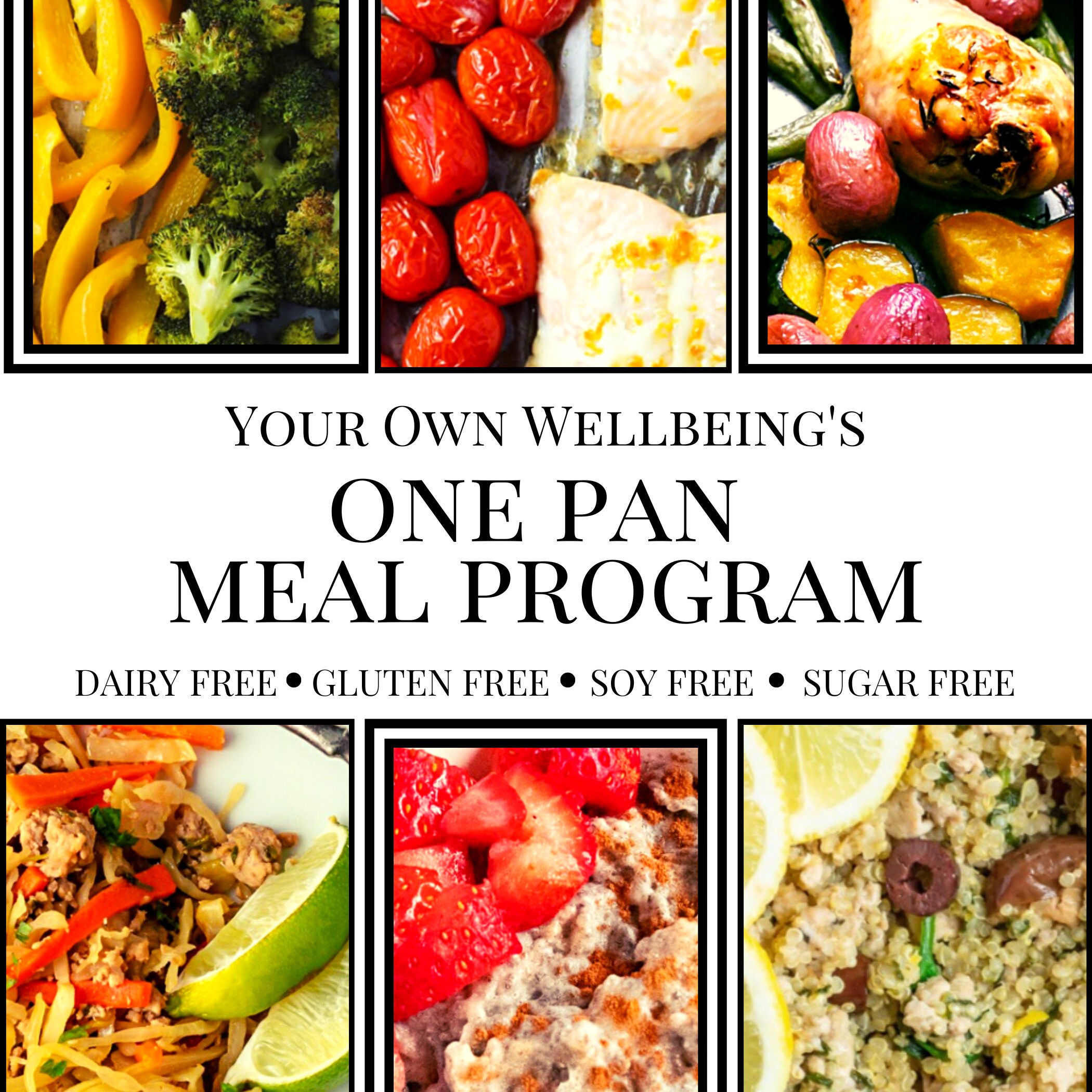 One Pan Meal Program Healthy Gut Meal Plan Ebook Meal Prep Grocery List ...