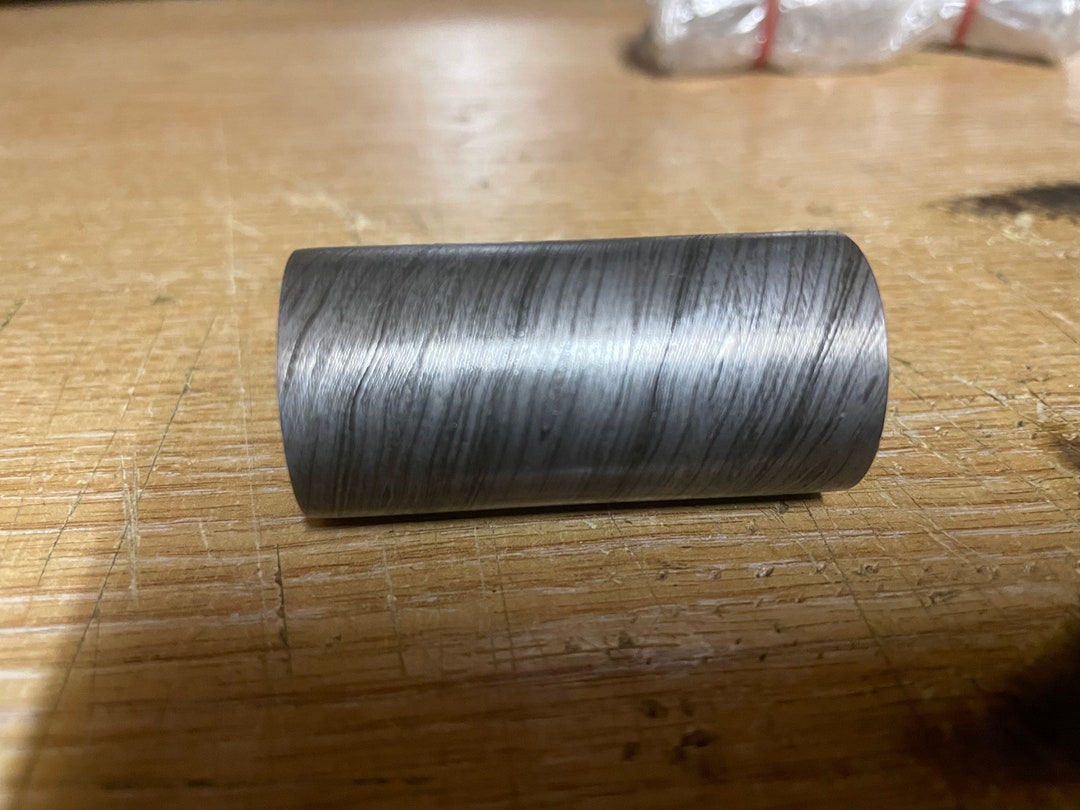 Damascus Steel Billet Round/rod 25mm X 50mm - Etsy