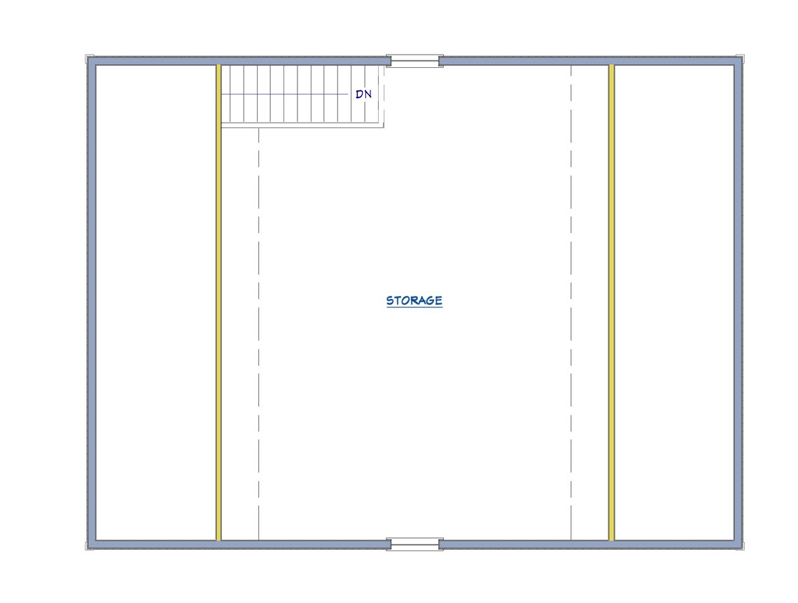 3 Car Garage Plan - 40' X 30' - With Second Floor Storage (G2) - Etsy