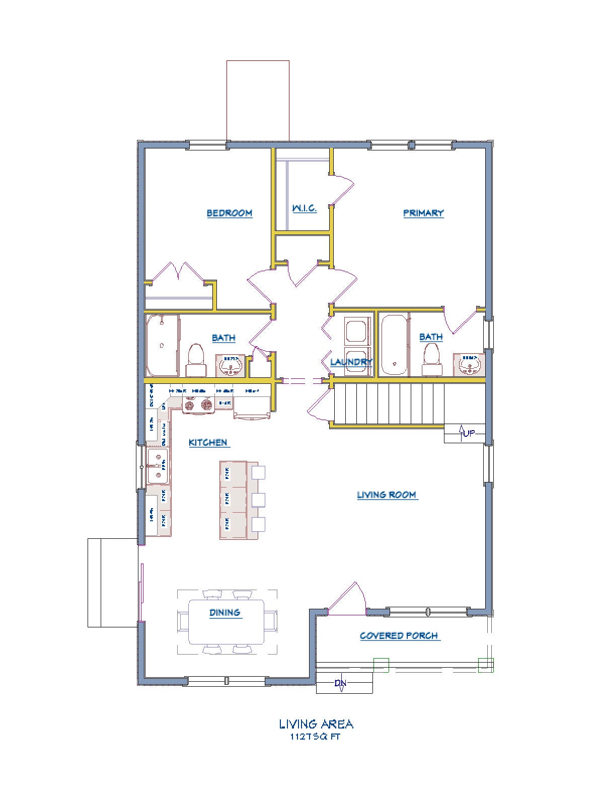 Modern Farmhouse Cottage House Plan 2 Bedrooms 2 Bath - Etsy