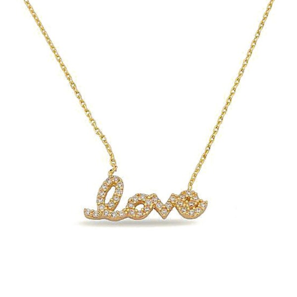 Love Letter Necklace - Etsy