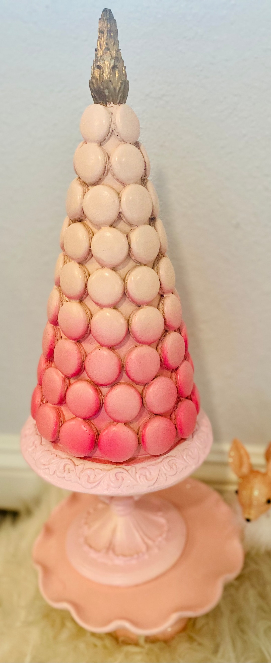 Pink Ombré Macaroon Tower - Etsy