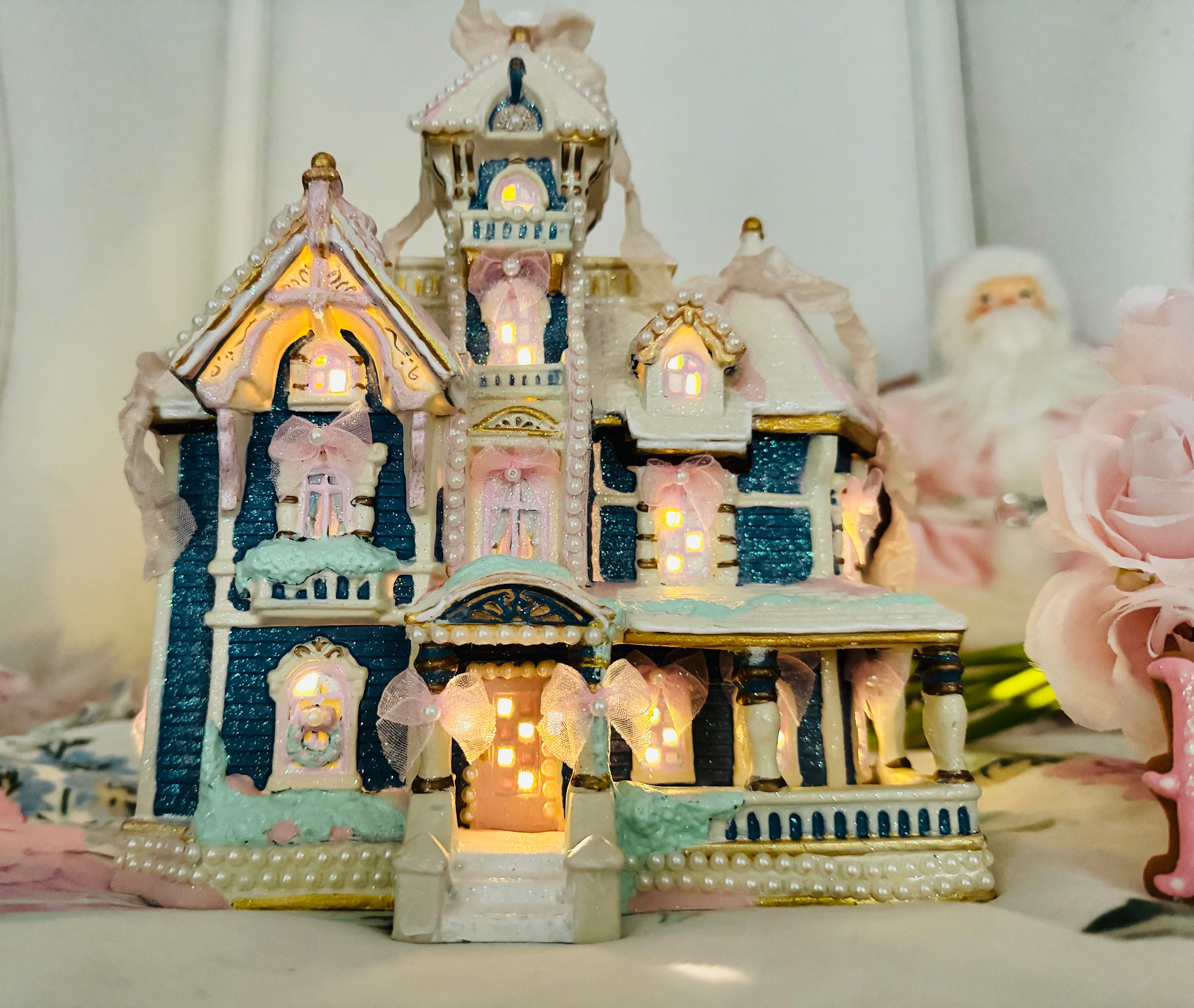 Custom Victorian LED House - Etsy