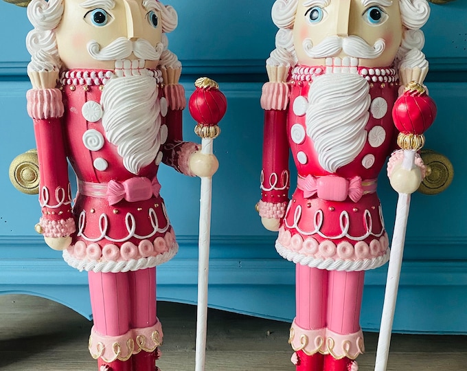 Large Pink Candyland Nutcracker - Etsy