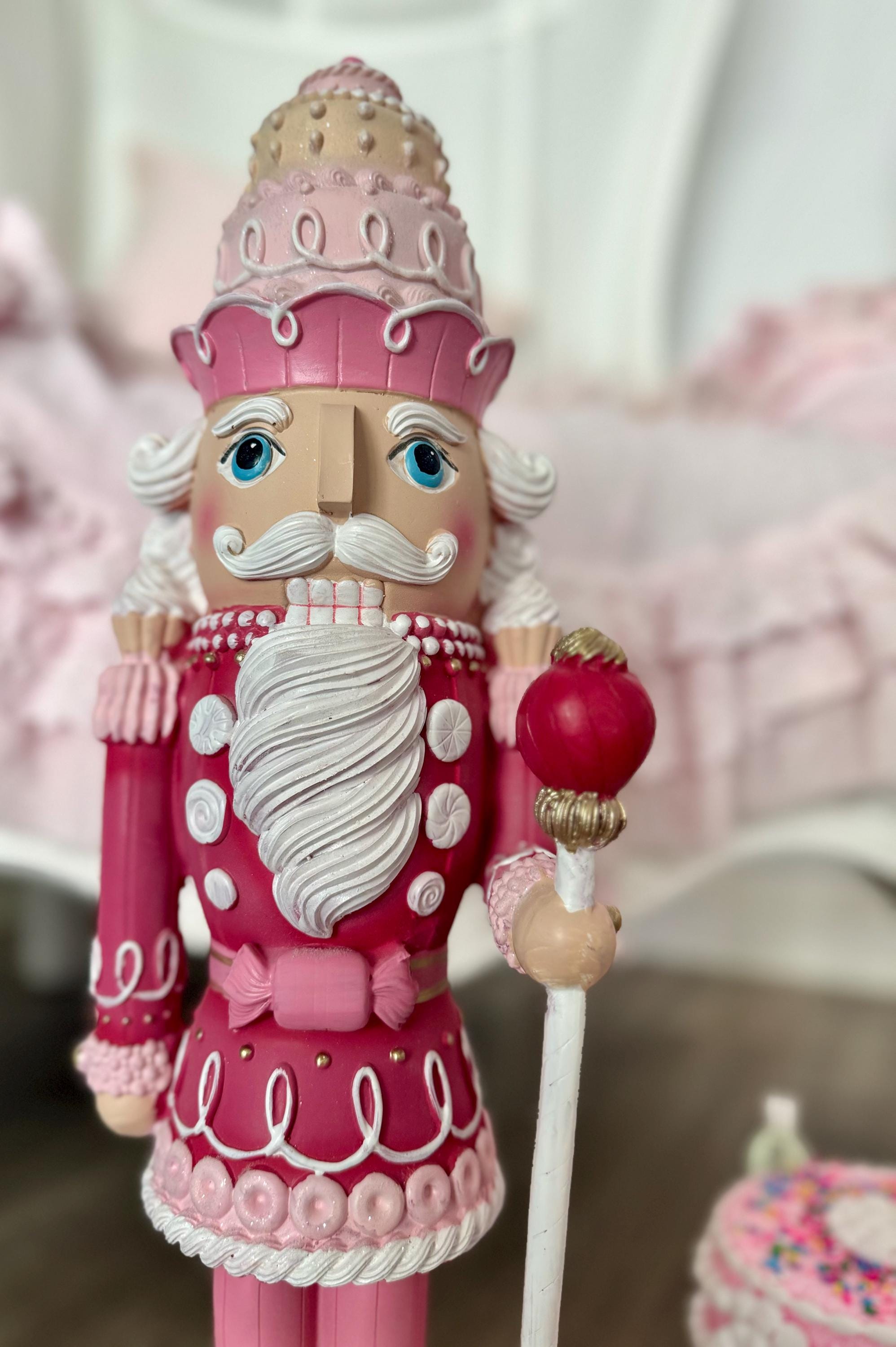 Large Pink Candyland Nutcracker - Etsy