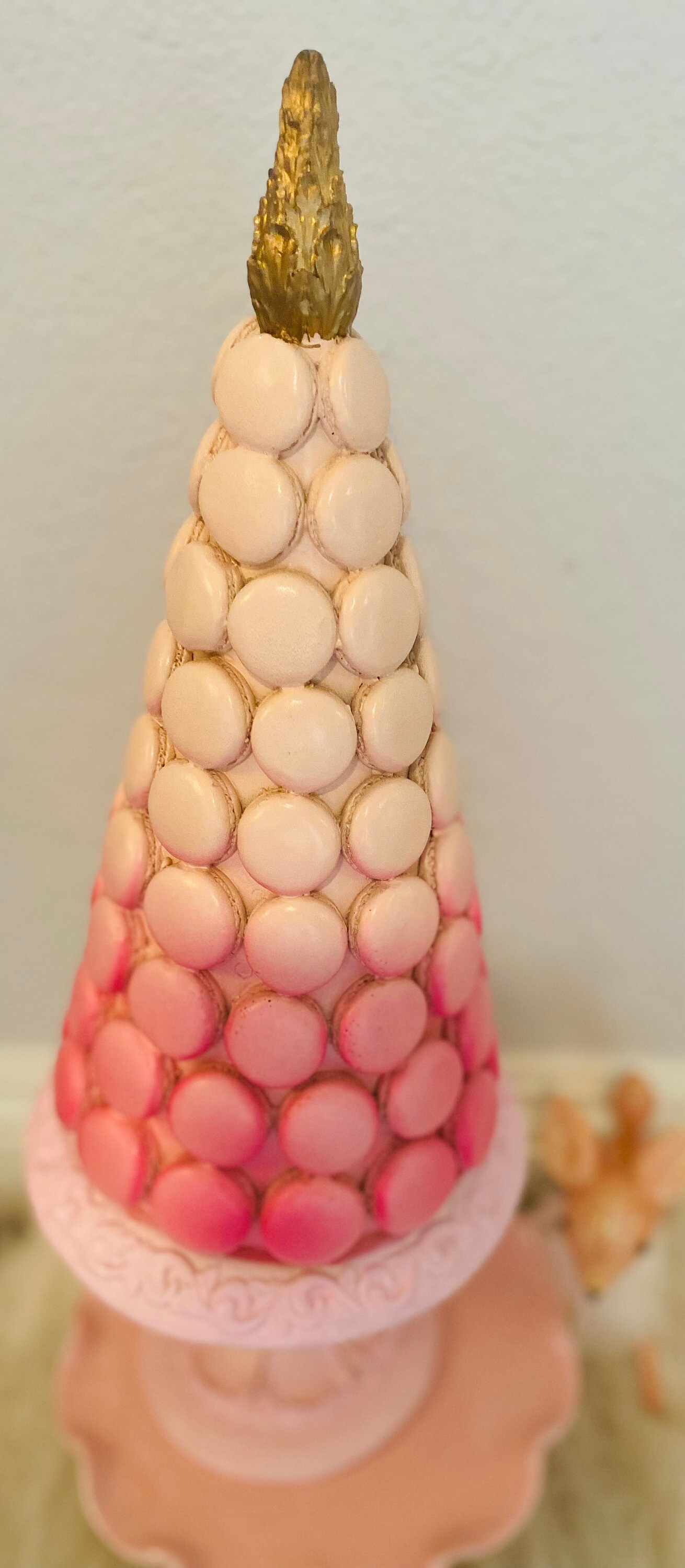 Pink Ombré Macaroon Tower - Etsy