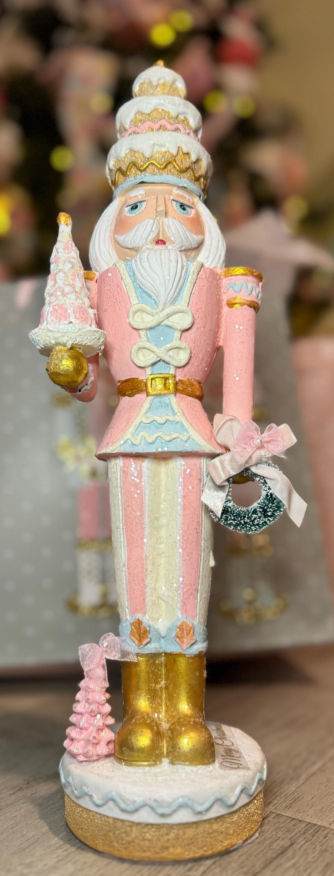 Pastel - Pink Nutcracker 13” Tall - Etsy