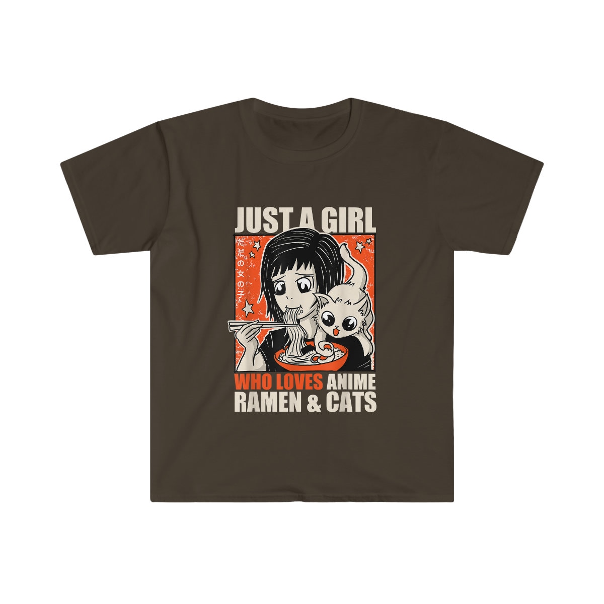 Just A Girl Loves, Anime, Ramen & Cats - Etsy