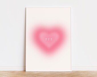 777 Angel Number Wall Art - Etsy