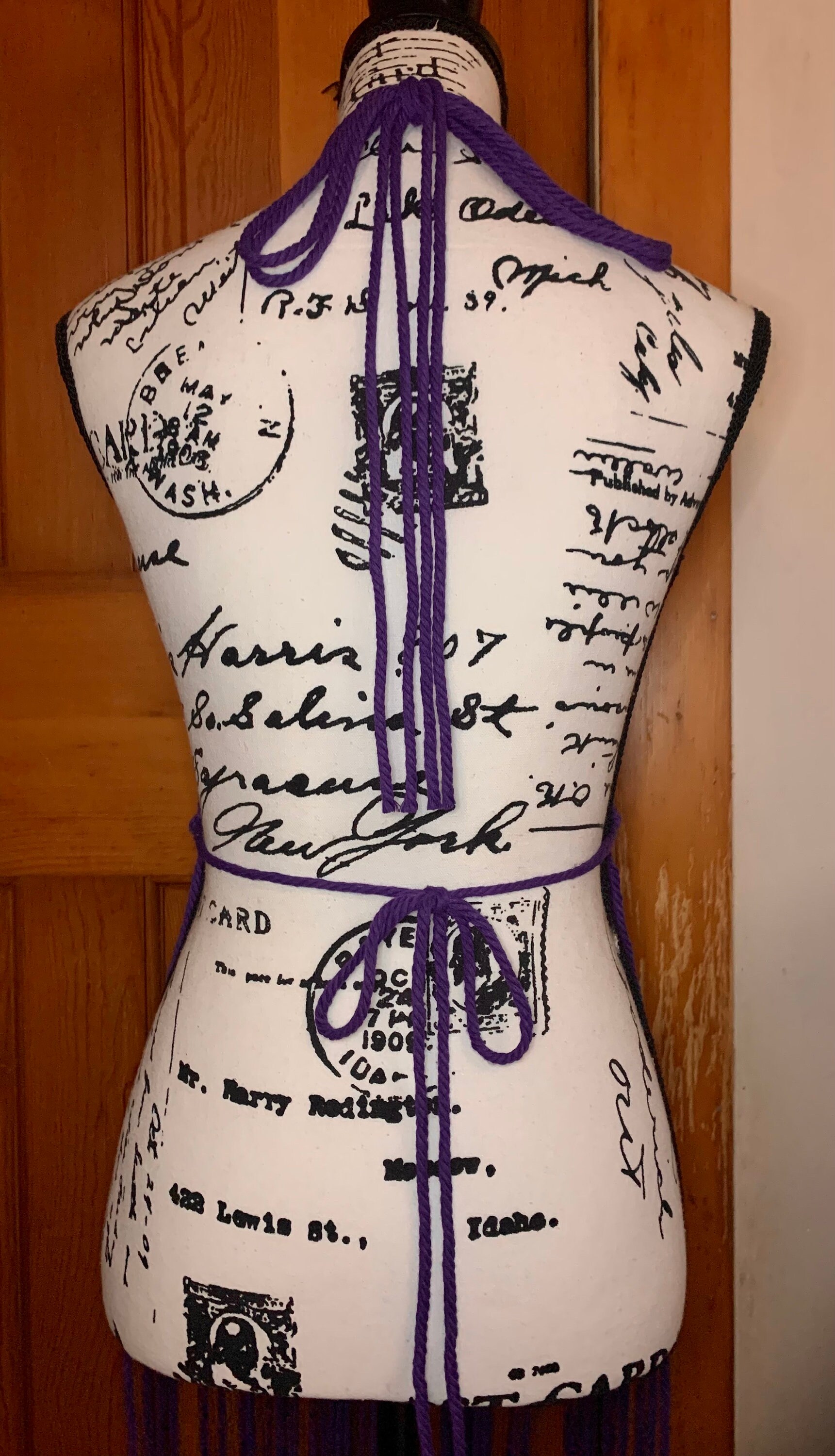 Purple Macrame Halter Dress Beach Coverup - Etsy