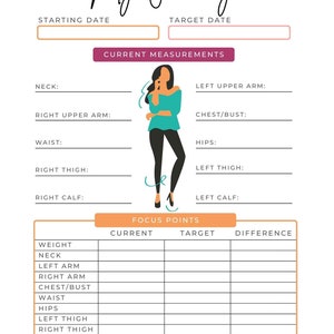 Health and Fitness Journal | Workout Planner | Wellness Tracker ...