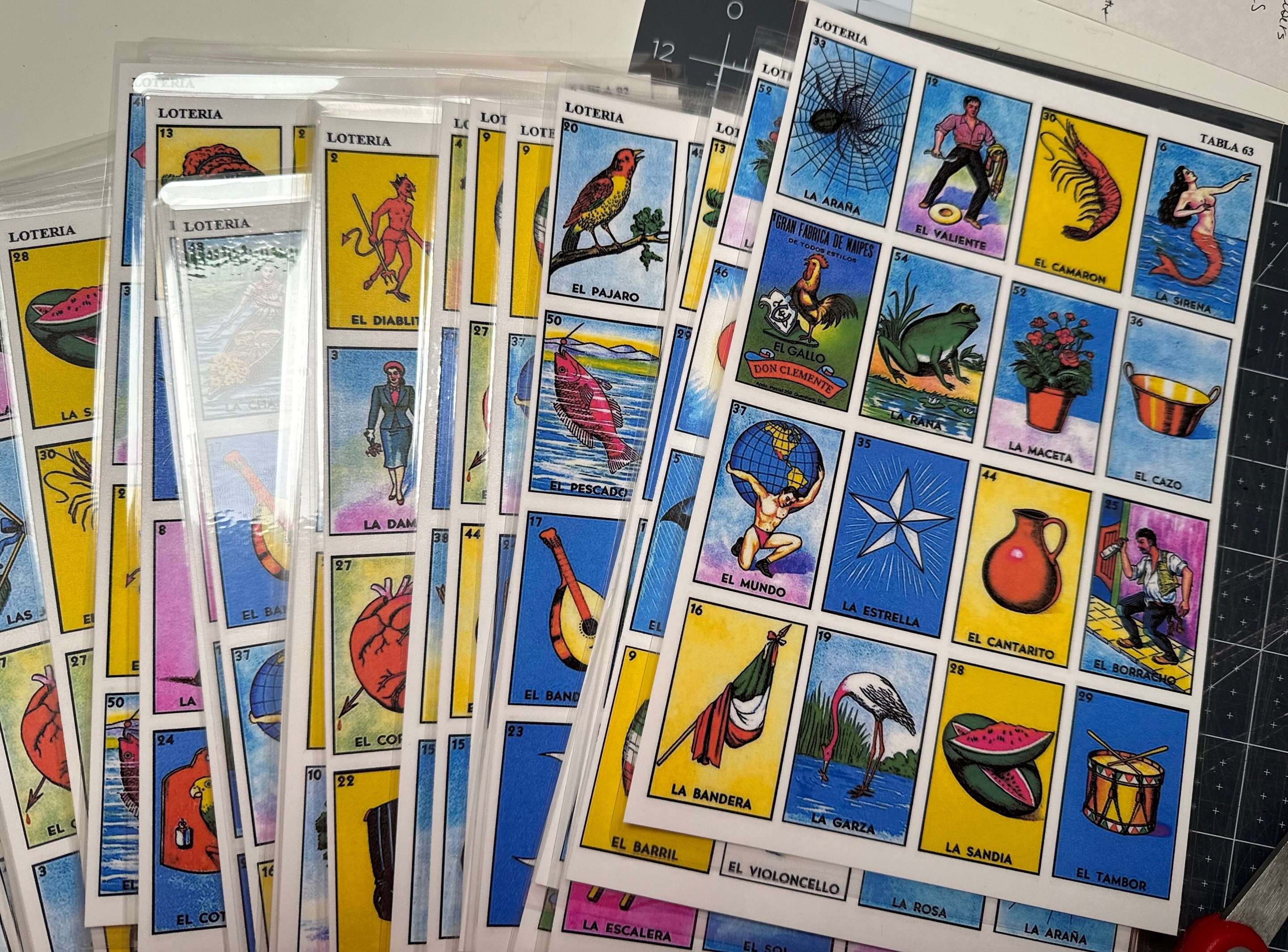 Mexican Loteria Cards for Print PDF ONLY 40 Count - Etsy