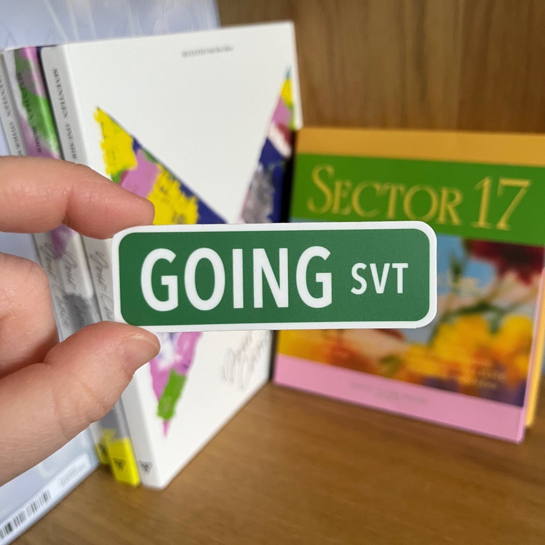 GOING SVT / Going Seventeen Street Sign Sticker - Etsy