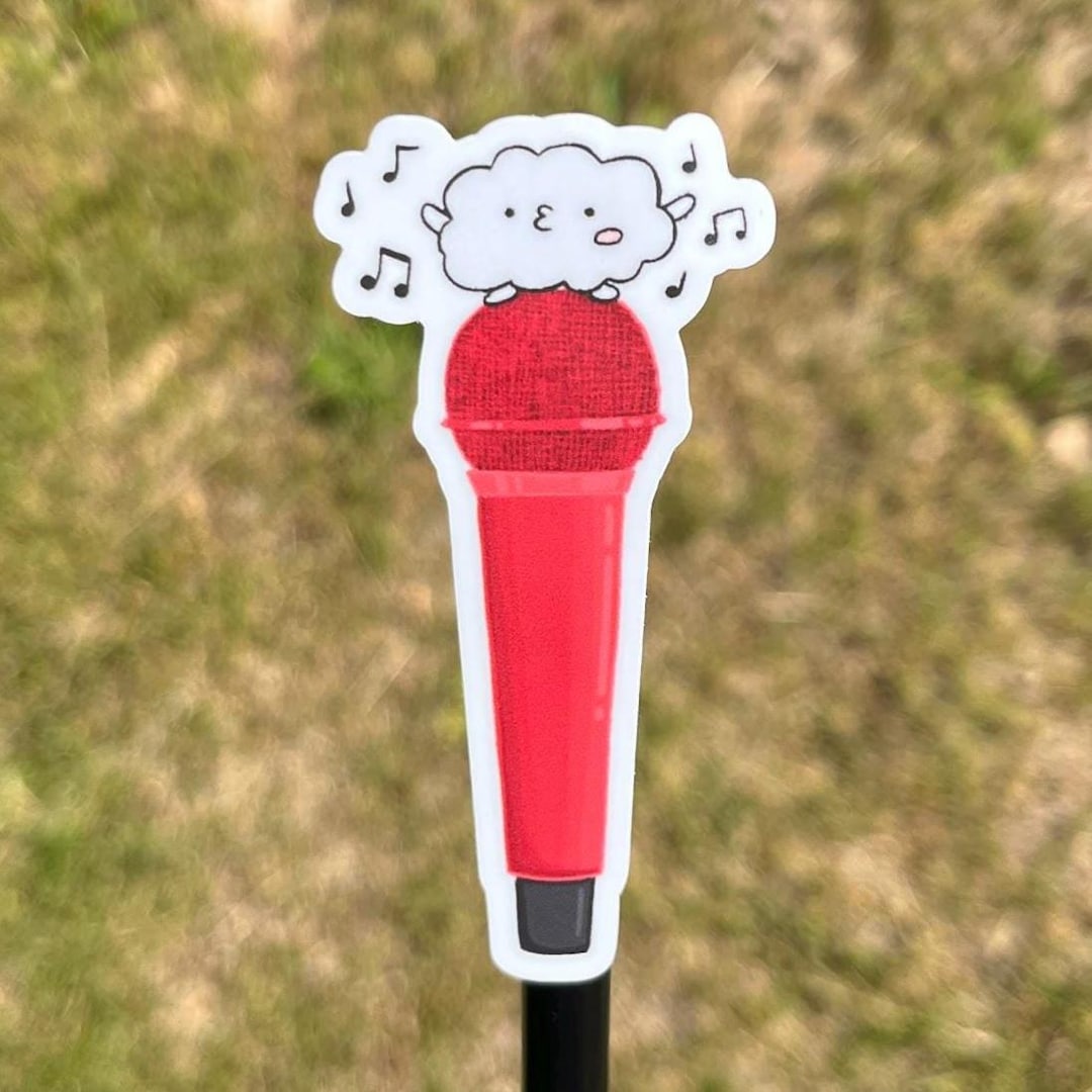 Ppyopuli Miniteen / Woozi Microphone Sticker - Seventeen - Etsy
