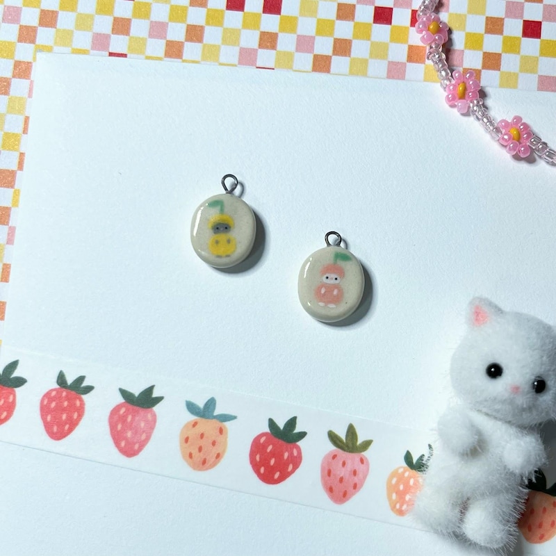 Calico Critter Keychain Cherry - Etsy