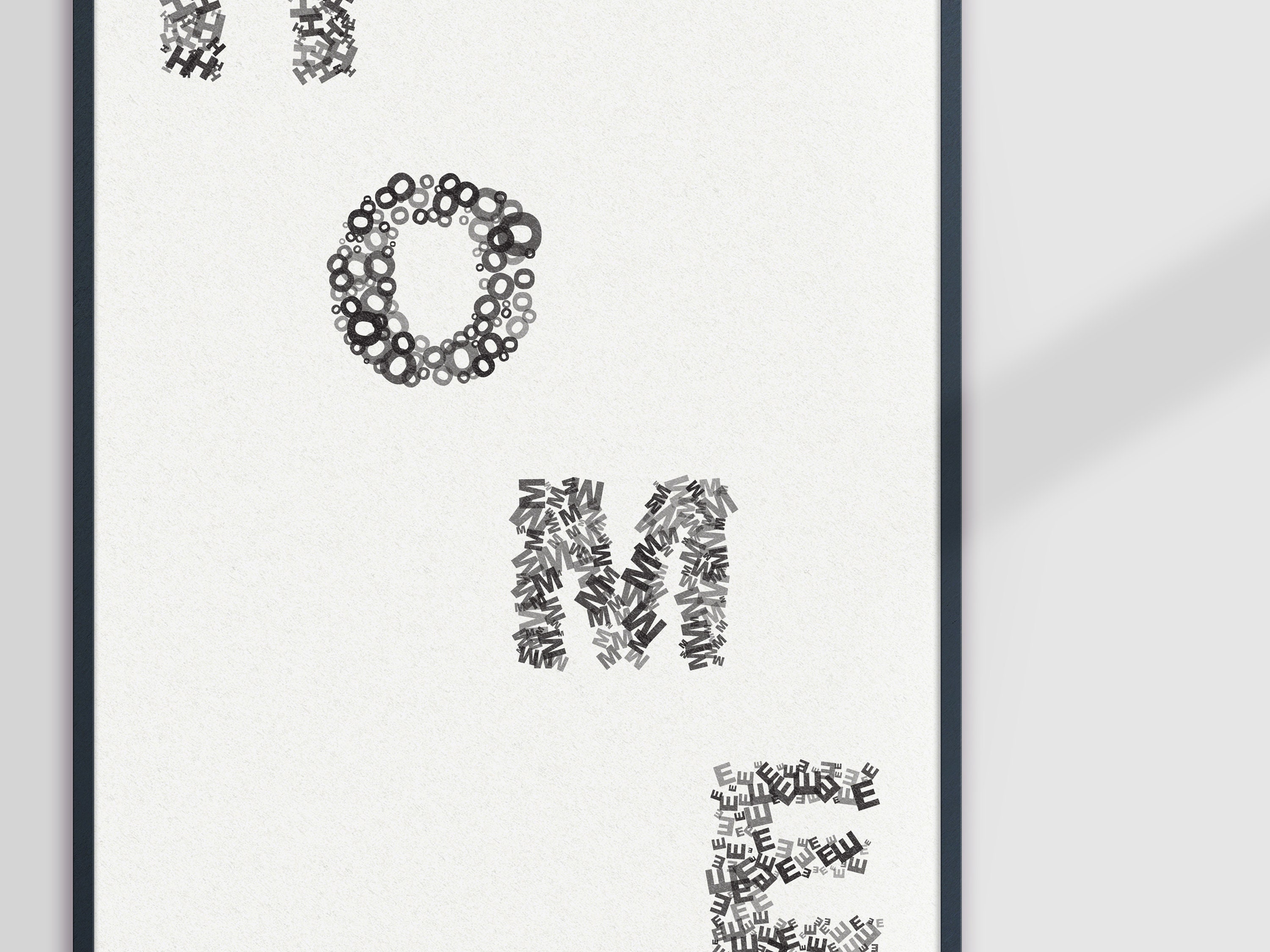 Home Letters, Letter, Wall Art Prints, Wall Decor, Printable Quotes ...