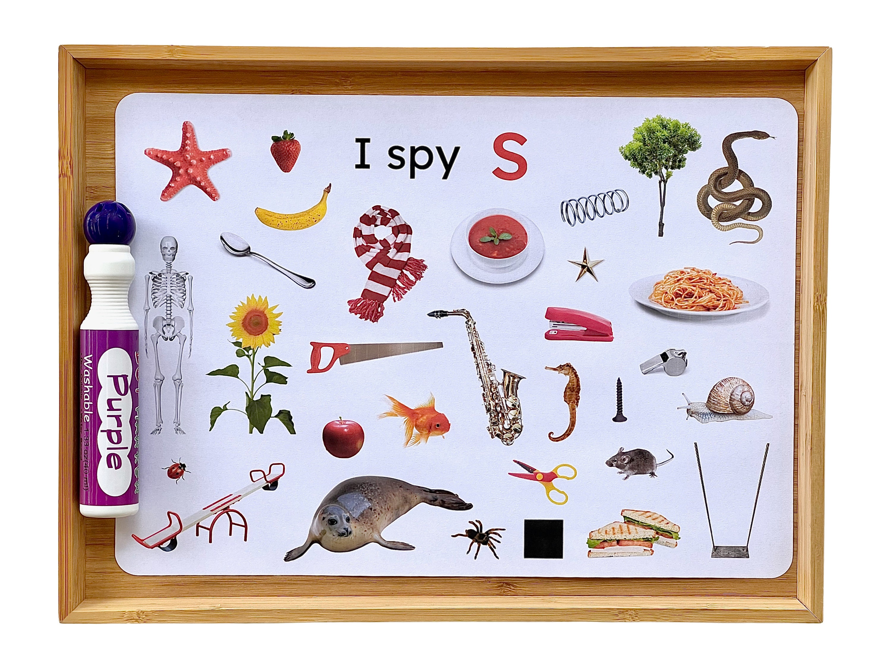 I Spy Alphabet Mats Red Consonants, Blue Vowels montessori - Etsy Australia