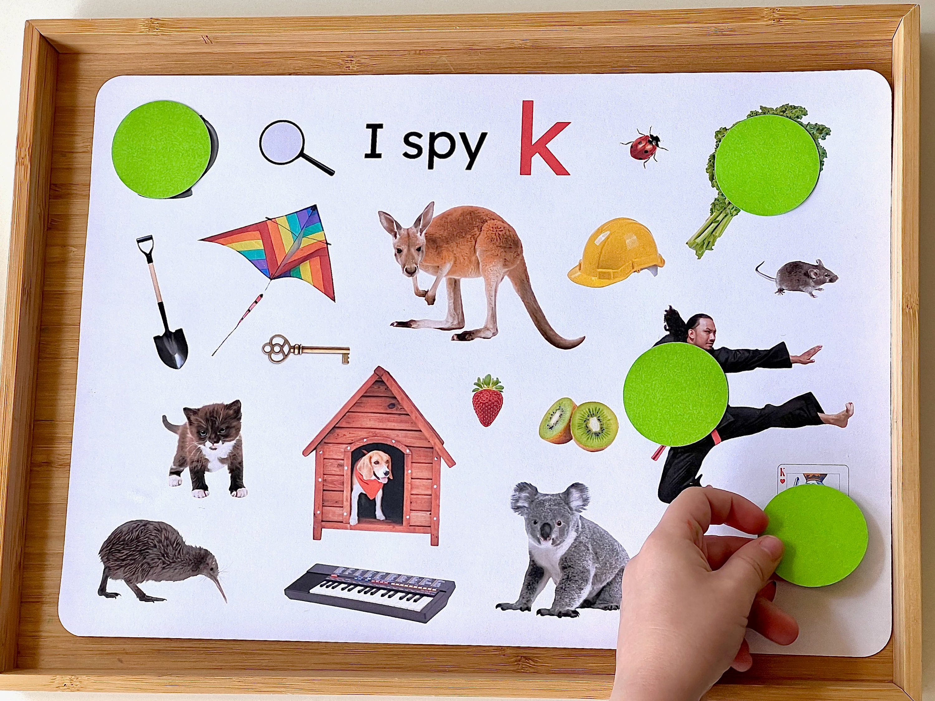 I Spy Alphabet Mats Red Consonants Blue Vowels montessori - Etsy Australia