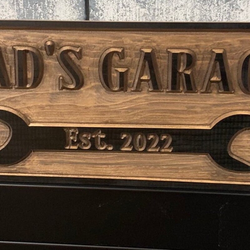 Wood Garage Sign - Etsy