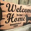 Custom Cottage Sign Wood Cottage Sign Anniversary Gift Welcome to Our ...