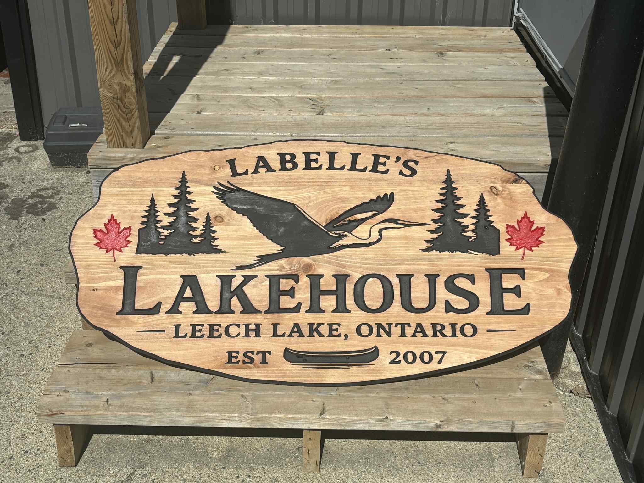 Personalized Rustic Address Sign – Custom Wood House Number, Cabin ...