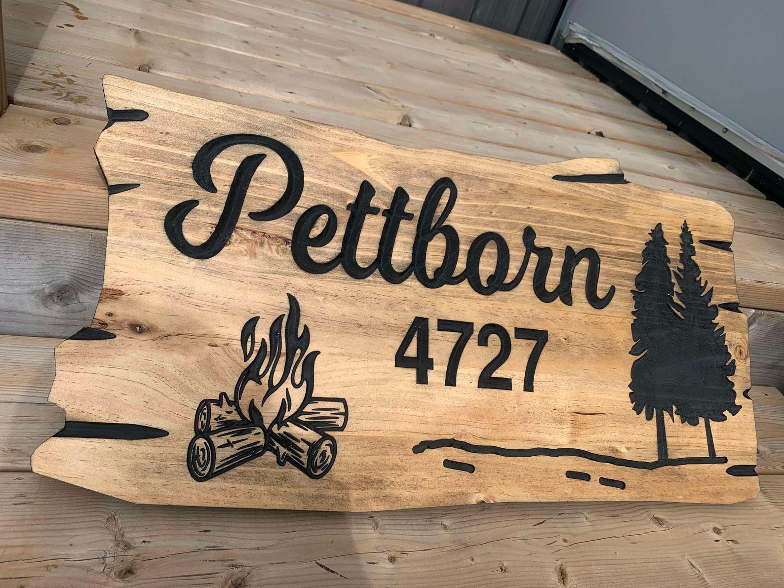 Cottage Sign | Custom Cottage Sign | Wood Cottage Sign | Anniversary ...