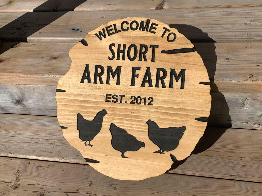 Custom Farm Sign | Personalized Wood Sign | Wooden Animal Sign | Custom ...