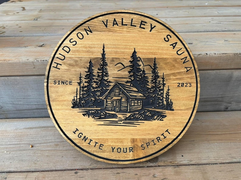 Custom Logo Sign | Personalized Wood Sign | Custom Wall Art | Living ...