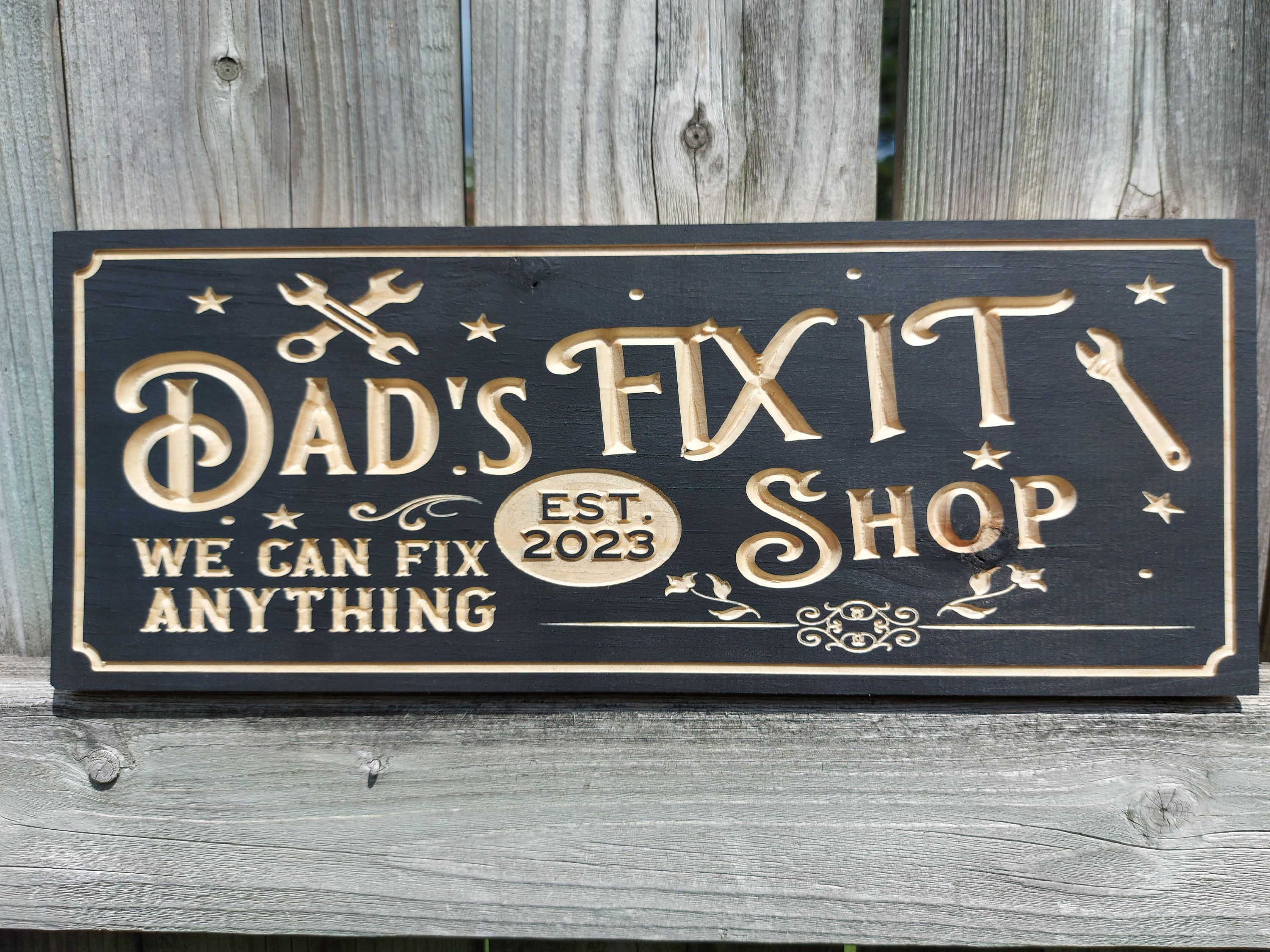 Custom Workshop Sign | Personalized Wood Sign | Wooden Garage Sign sold ...