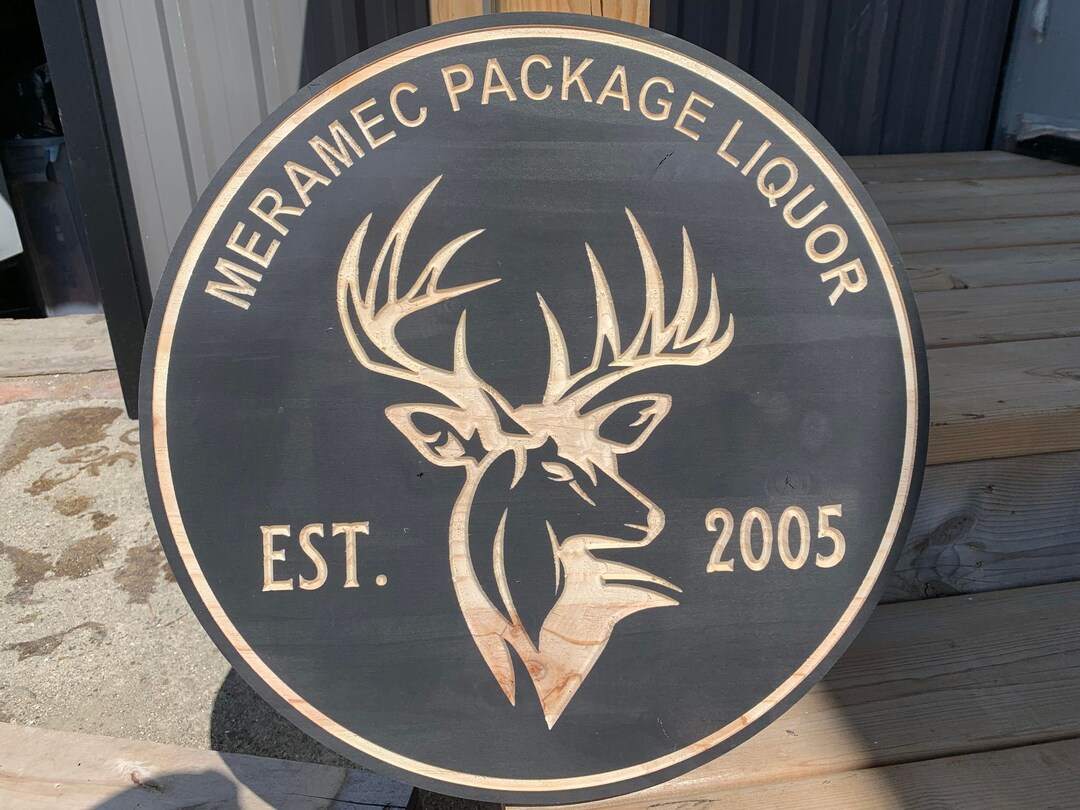 Custom Deer Sign | Custom Name Engraving | Personalized Buck Sign ...