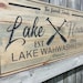Custom Cottage Sign Personalized Wood Sign Wooden Lakehouse Sign Custom ...