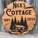 Custom Cottage Sign | Personalized Wood Sign | Wooden Lakehouse Sign ...