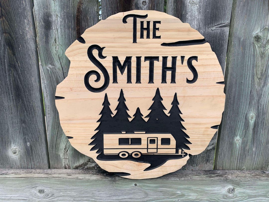 Custom Cottage Sign | Personalized Wood Sign | Wooden Lakehouse Sign ...