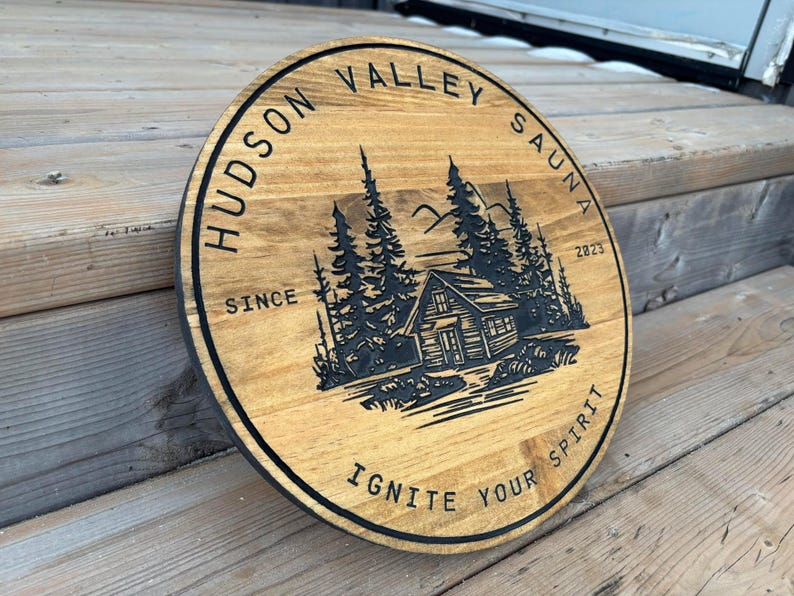 Custom Logo Sign | Personalized Wood Sign | Custom Wall Art | Living ...