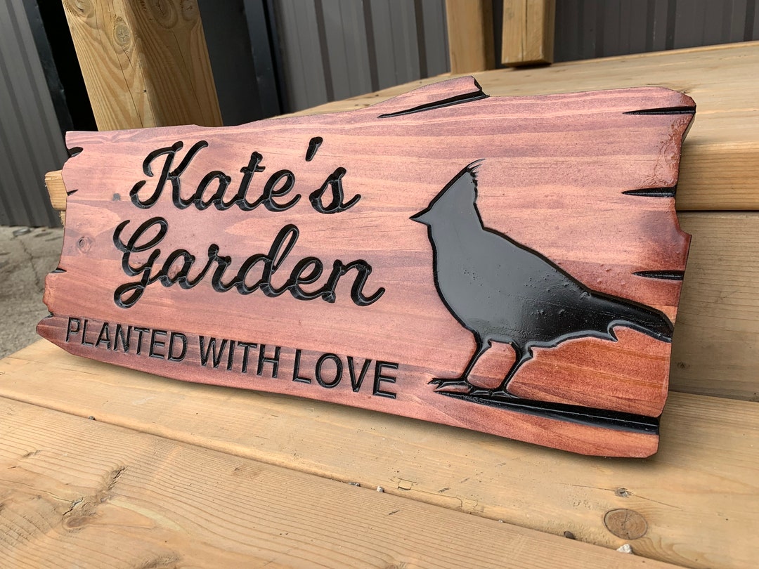 Outdoor Garden Sign | Custom Cottage Sign | Wood Cottage Sign ...