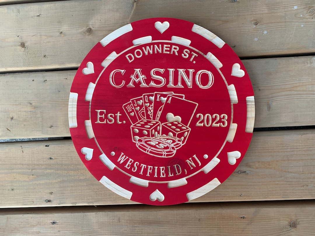 Custom Poker Sign | Personalized Wood Sign | Wooden Poker Room Sign ...